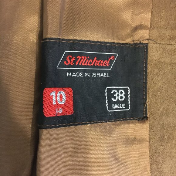 St Michael | Jackets & Coats | St Michael Womens Dark Brown Suede ...